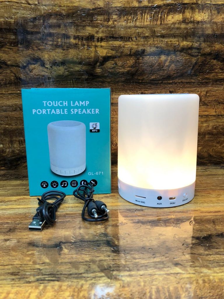Touch Lamp Portable Bluetooth Speaker With TF Card/Aux/Speaker Phone ...