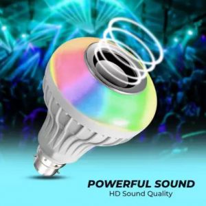 Led Bulb With Bluetooth Speaker Music Light With Remote