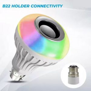 Led Bulb With Bluetooth Speaker Music Light With Remote