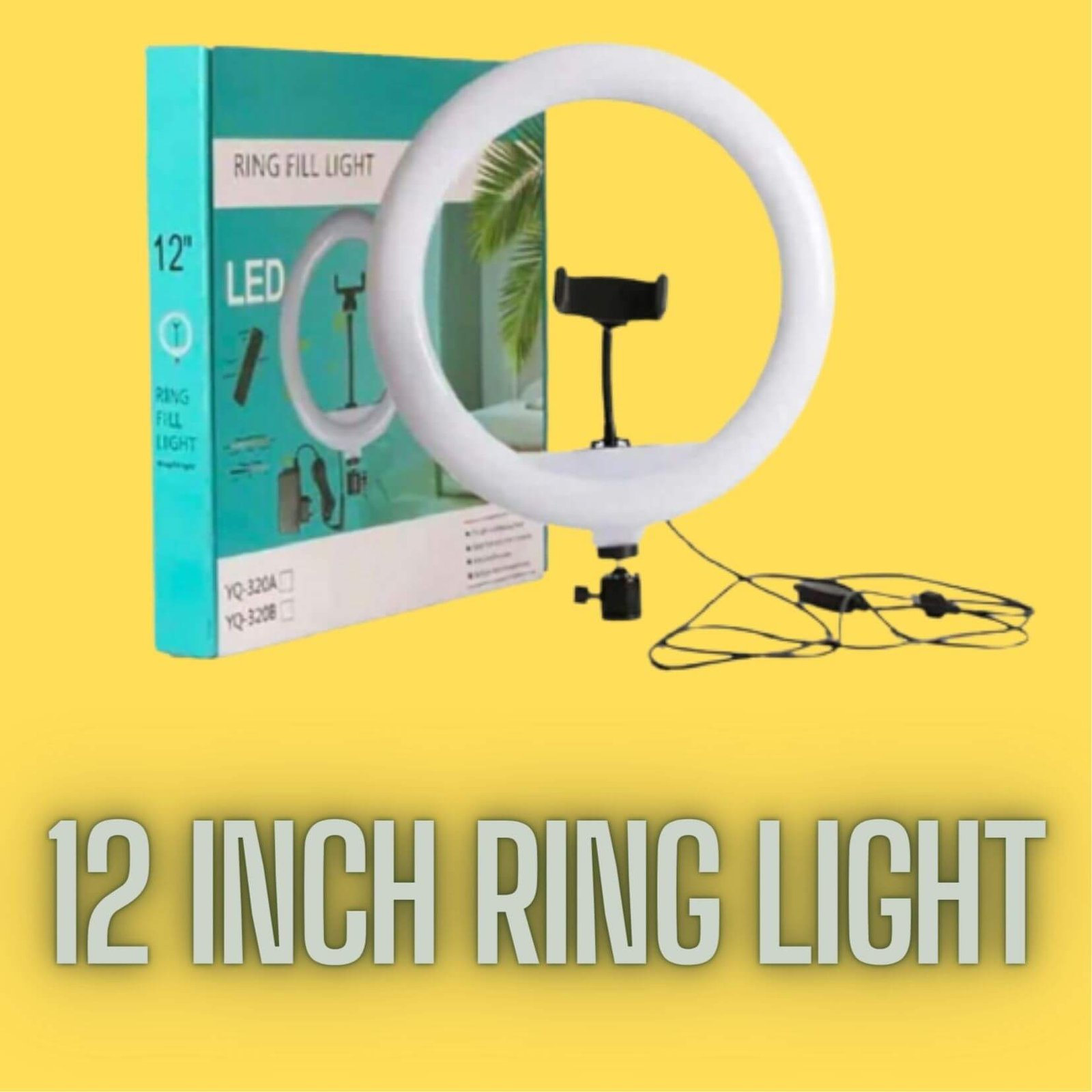 12 Inch Ring Light Compatible Light With All Devices Cell To Phone 12 Inch Ring Light Compatible Light With All Devices Cell To Phone