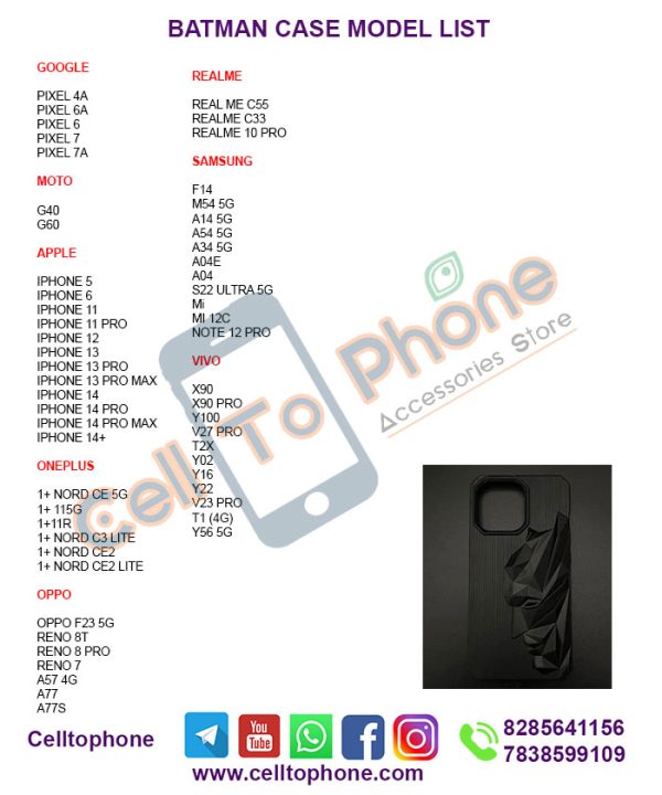 Best Batman Engraved Logo Silicone Case | Cell 2 Phone